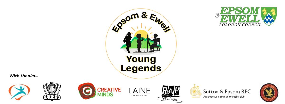 Epsom & Ewell Young Legends | Epsom and Ewell Borough Council
